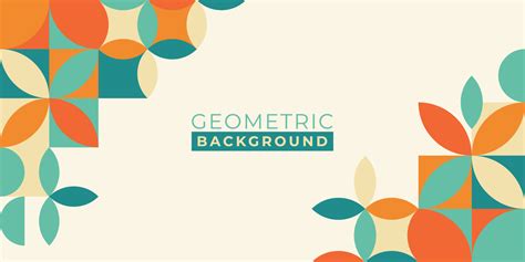 Abstract Flat Geometric Background In Soft Colors 22402667 Vector Art At Vecteezy