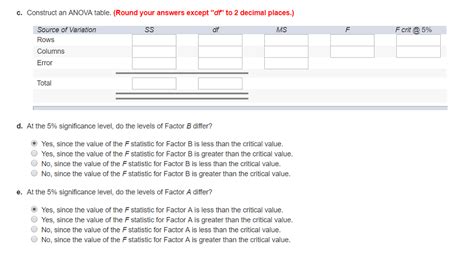 solved round all intermediate calculations to at least 4