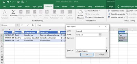 Easily Expandable Data Validation Lists Sparrowsolutionsca