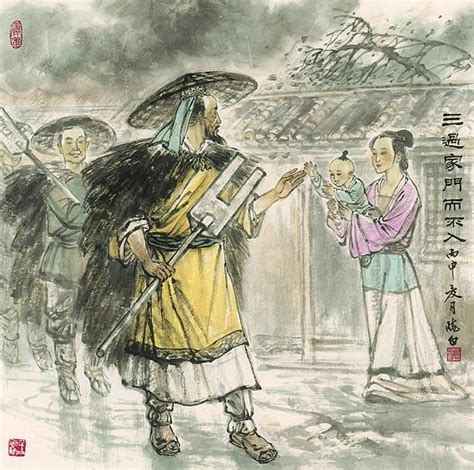 大禹治水三過家門而不入 每日頭條