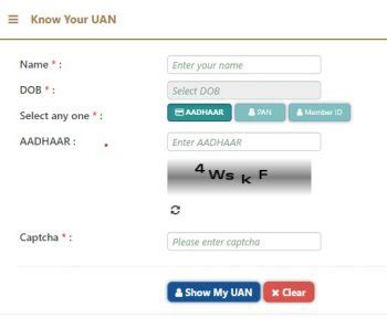 UAN Activation EPF Registration Link Aadhaar With UAN Online Latest
