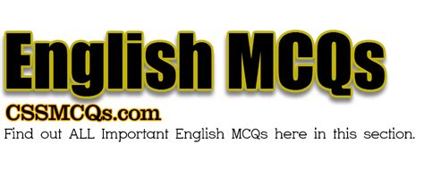 Css English Online Entry Test Mcqs With Answers Seekergk