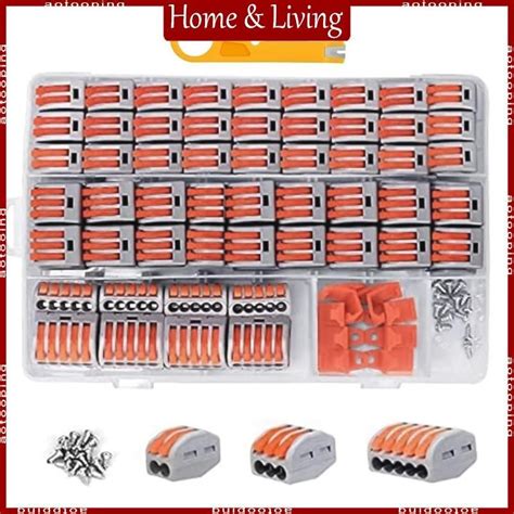 Aoto ชุดขั้วต่อประกบขนาดกะทัดรัดที่มีประสิทธิภาพการแก้ปัญหาสายไฟบล็อก Shopee Thailand