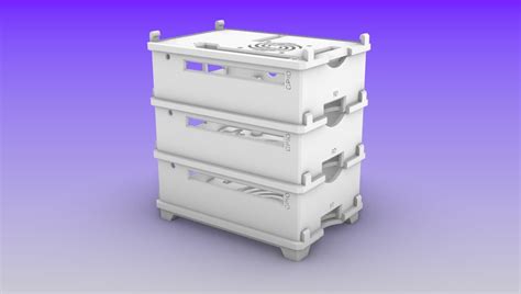 Raspberry Pi 4 Modular Stacking Cluster Case By Sjogerst Download