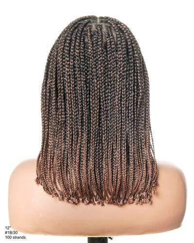 12 Knotless Hd Full Lace Bob Box Braided Wig Jaliza