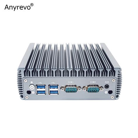 Fanless Industrial Computer Intel Celeron J4125 Quad Core Mini Pc With Vga Hdmi 2 Gigabit Lan 2
