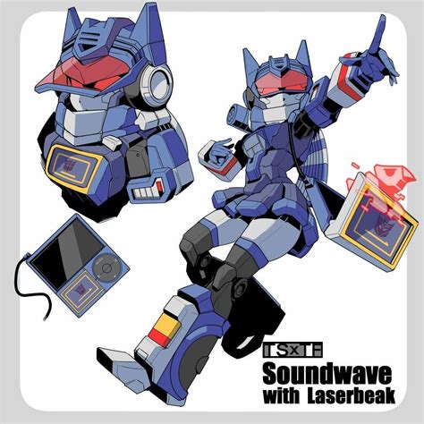 Female Soundwave Arte Transformers Personajes Transformers