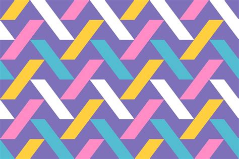 Vector Geometric Abstract Seamless Pattern Modern Vector Seamless Patterns Trendy Vector