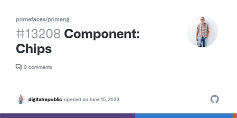 Component Chips Issue Primefaces Primeng GitHub