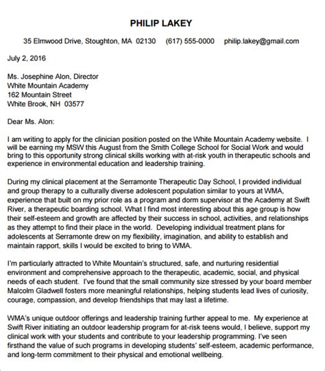 FREE 9 Sample Social Worker Cover Letter Templates In PDF MS Word