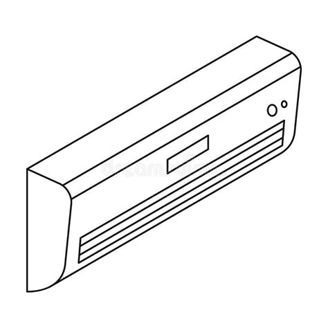 Conditioning Single Icon In Outline Style Conditioning Vector Symbol