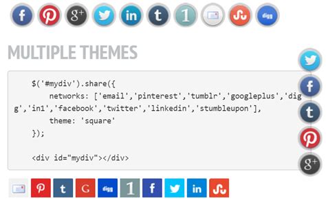 Top 5 Best Jquery Social Share Plugins Our Code World