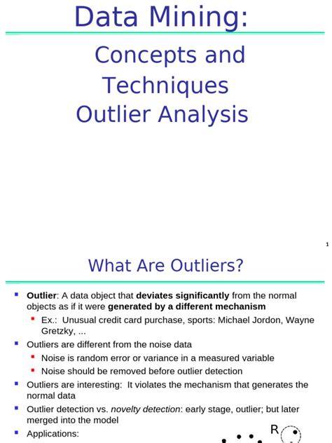 Unit 5 Outlier Analysis Pdf Outlier Cluster Analysis