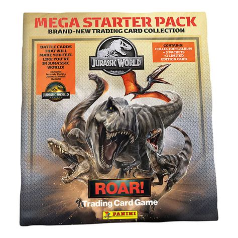 Panini Jurassic World Roar Trading Card Game Starter Pack