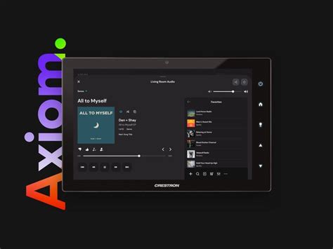 Axiom Crestron Gui For Vtpro Gui Design Analytics Dashboard Water