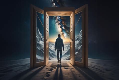 Premium AI Image Door To Multi Dimensional World