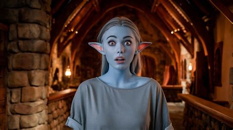 Suddenly An Alien Girl Was Shocked When She Saw Human Body For The