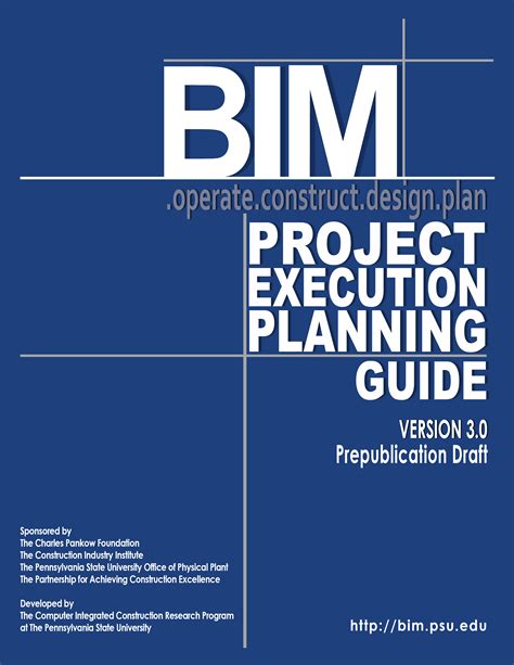 Bim Project Execution Planning Guide Version 3 0 Simple Book Publishing