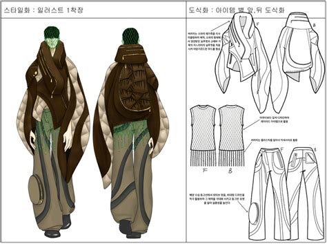 Board 공모전수상작품 제7회 고교패션콘테스트 일러스트 우수상 수상