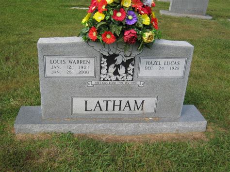 Louis Warren Latham 1921 2000 Mémorial Find A Grave
