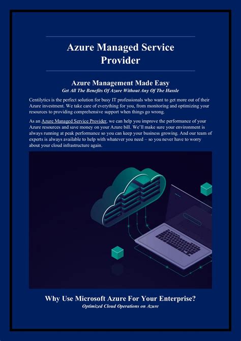 azure managed service provider centilytics page 1 3 flip pdf