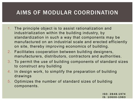 Modular Coordination PPT