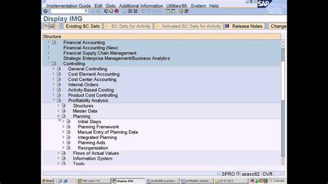 Sap Copa Configuration Setup Planning Framework T Code Kepm Youtube