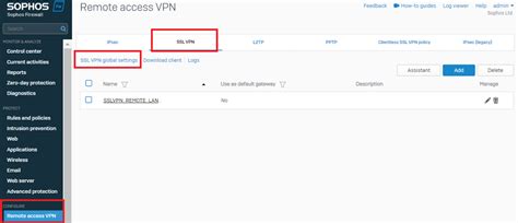 sophos firewall when will ssl vpn users need to re download the