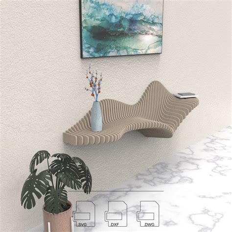 Parametric Console Lexa Router Cut Files Cnc Files Vector Files Dxf Dwg Svg Pdf Etsy