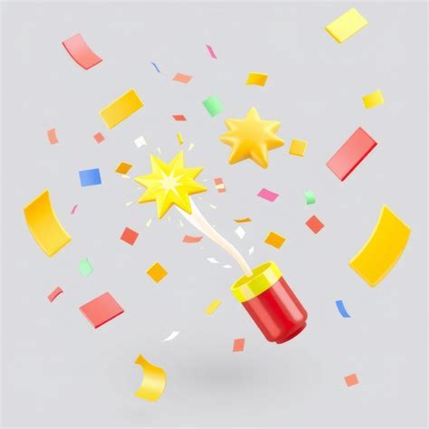 폭죽 3d 이미지 Freepik에서 무료 다운로드