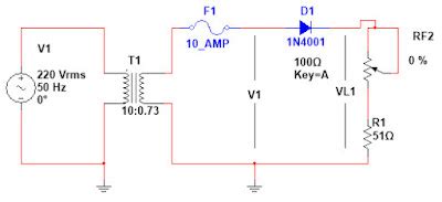 MULTISIM HALF WAVE FULL WAVE RECTIFICATION