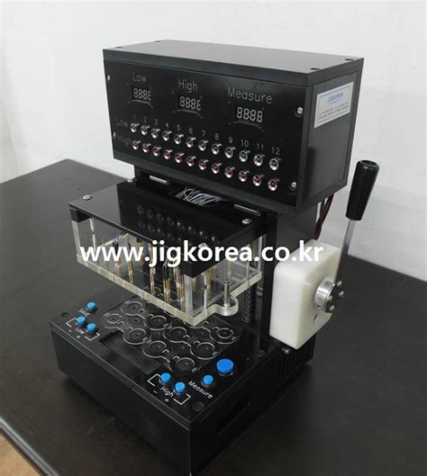 Pcb 저항값으로 자동 테스트 지그핸드 프레스 타입 Function Tester Test Automation 자이로 테스트 지그제작 코리아주jig제작 Pcb