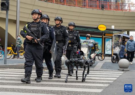 新华全媒 ｜四川成都：智能巡防新亮点 警用机器狗上岗巡逻 中国经济网——国家经济门户