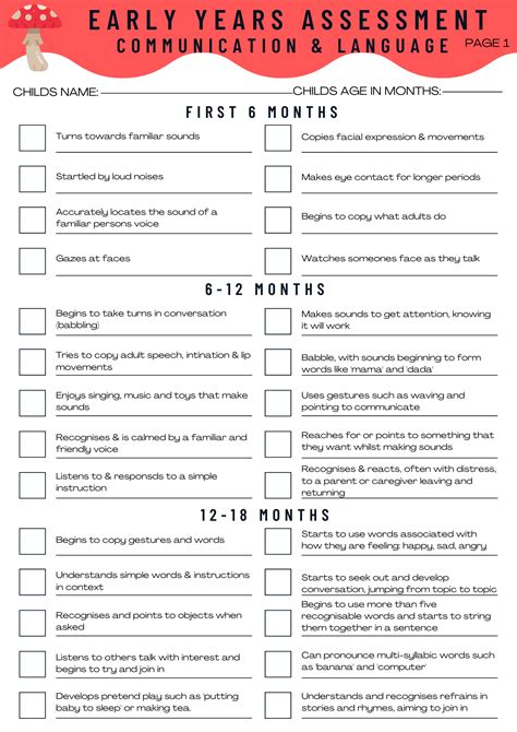Best 12 Eyfs Assessment Checklist Free And Premium Teaching Resources