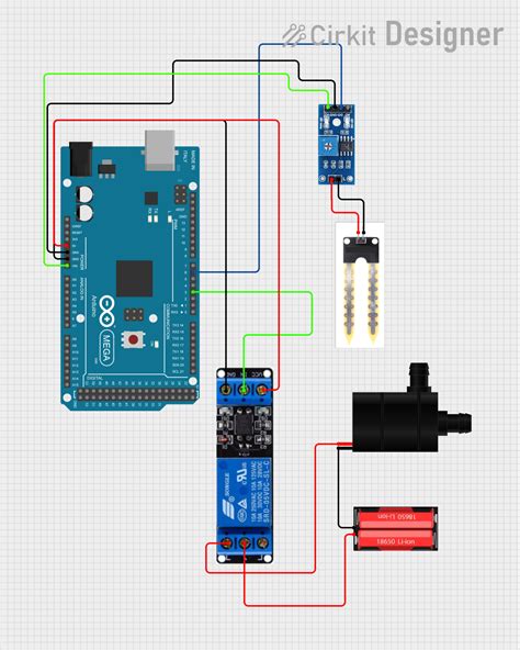 arduino mega 2560 smart irrigation system with rain snow sensor and battery powered water pump