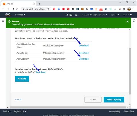 Aws Iot Core And Mqtt Services Connect Esp Devices Renzo Mischianti