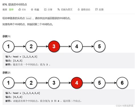 链表oj题讲解2之链表中间节点第2关求链表内节点的指针 Csdn博客