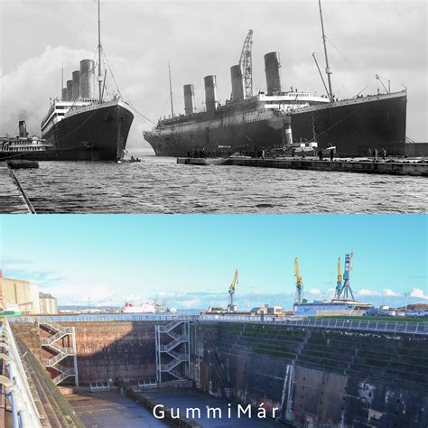 Titanic Then And Now Rms Titanic Titanic Wreck Titanic