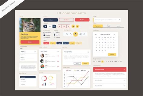 Premium Vector Colourful Summer User Interface UI Components Set