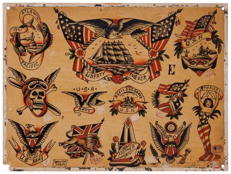 Traditional Military Tattoos Small