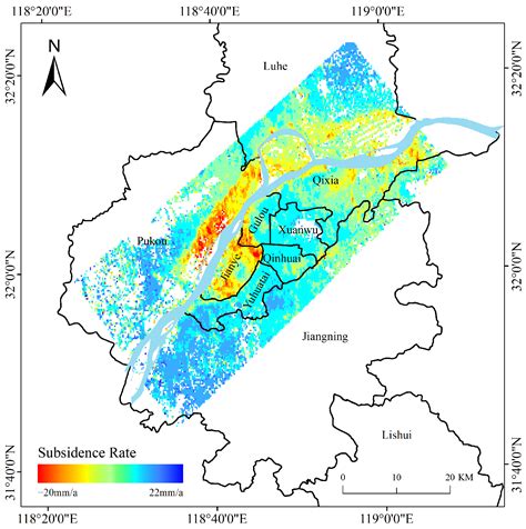 Monitoring And Cause Analysis Of Land Subsidence Along The Yangtze River Utilizing Time Series Insar