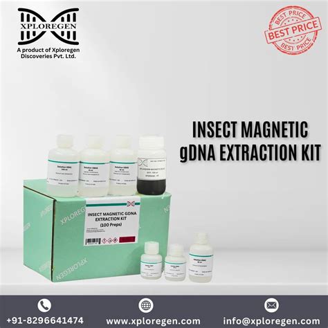 Xploregen Magnetic Insect Gdna Extraction Kit At ₹ 9900 Banaswadi Bengaluru Id 2855441800362