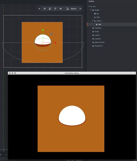 Pie Node Stencil In Editor Is Not Wysiwyg Bugs Defold Game Engine Forum