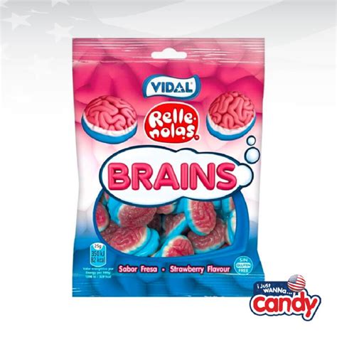 Vidal Gummi Brains 35oz 100g Ijustwannacandy