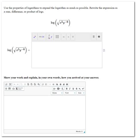 Solved Use The Properties Of Logarithms To Expand The Chegg Com