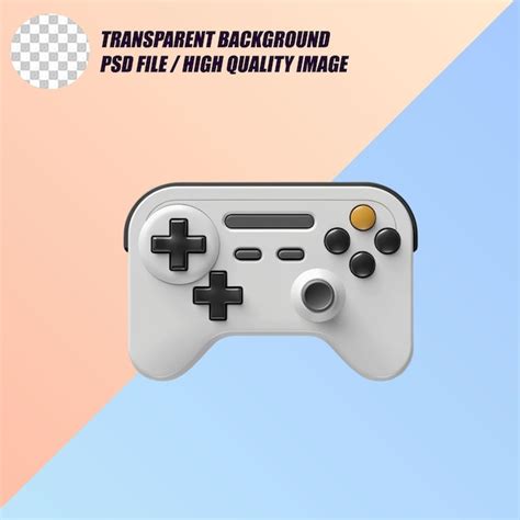 Game Controller On Transparent Background PSD File High Quality Image Premium AI Generated PSD