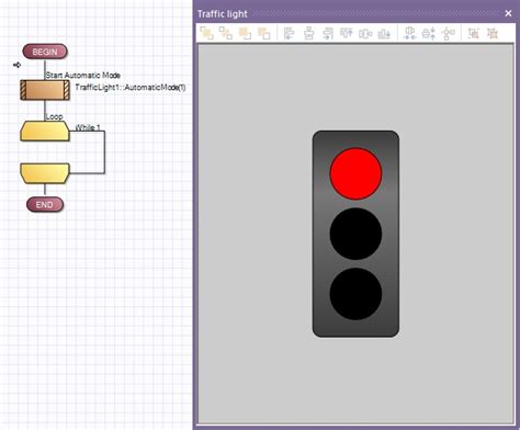 traffic light 1 way flowcode help