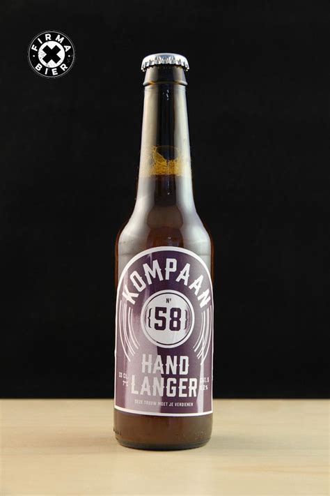 Kompaan 58 Handlanger – FIRMA BIER | Bierfles, Bier