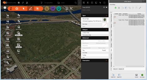 solved style rules for different vegetation areas autodesk community