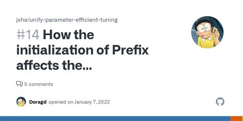 How The Initialization Of Prefix Affects The Performance Issue 14 Jxhe Unify Parameter